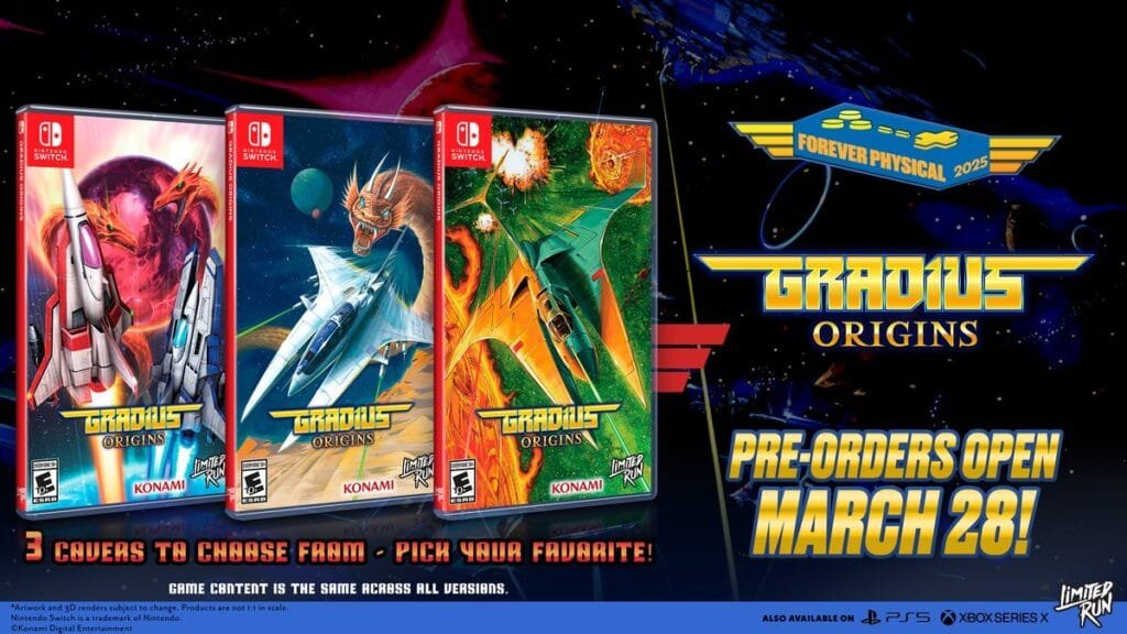 Gradius Origins: physical release from Limited Run Games