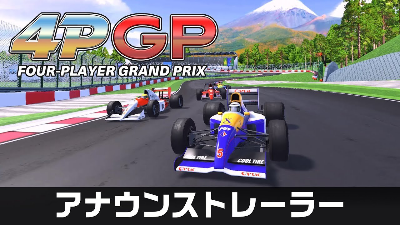 A 90s-style F1 4-player racer is coming to Switch 2 in 2026