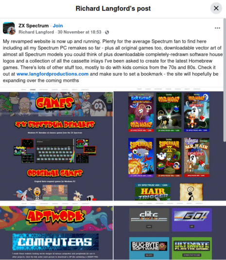 PC remakes of classic Spectrum games get revived website – Gaming Retro