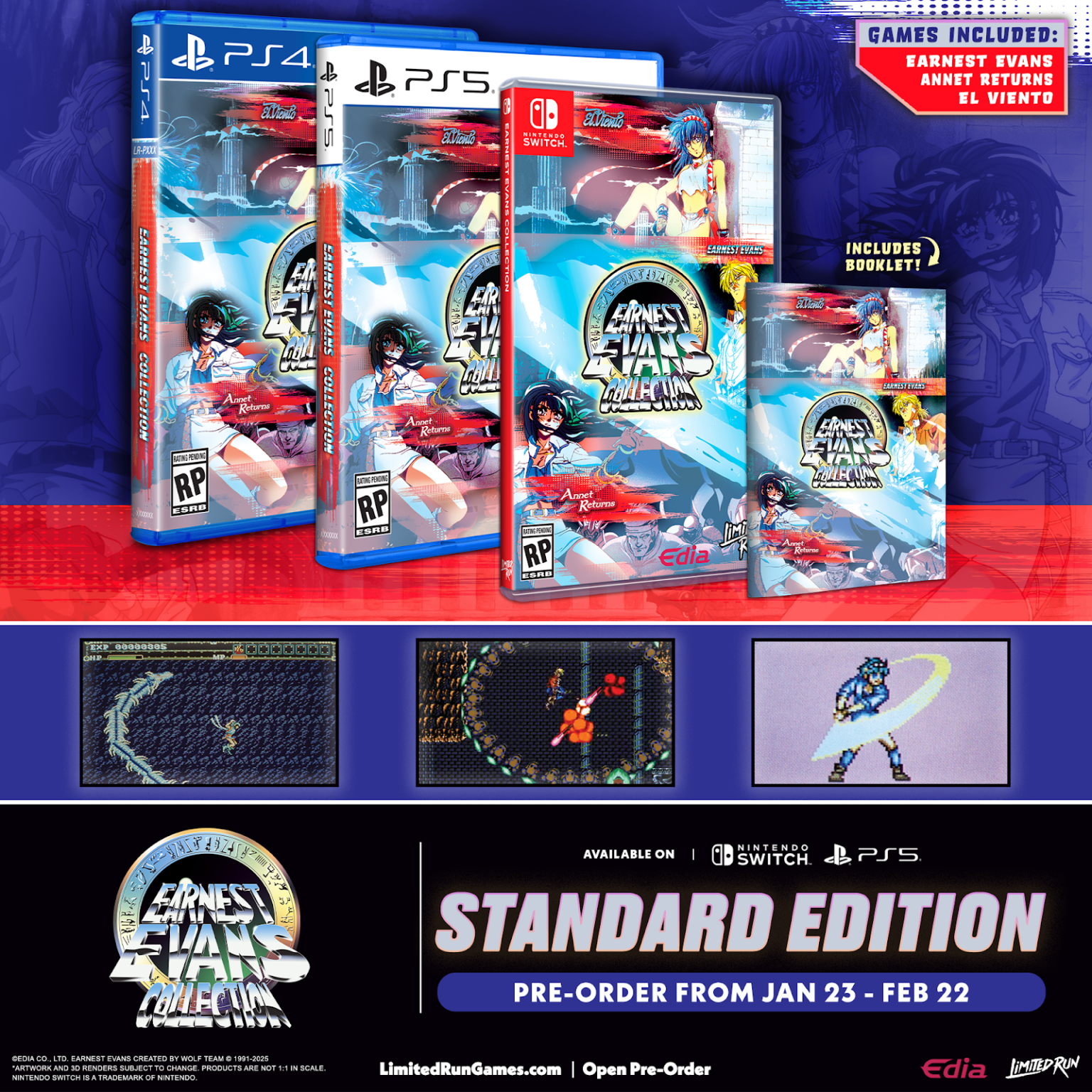 Limited Run Games revives the Earnest Evans Collection